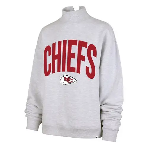'47 Kansas City Chiefs Subtle Muse Mock Neck Sweatshirt