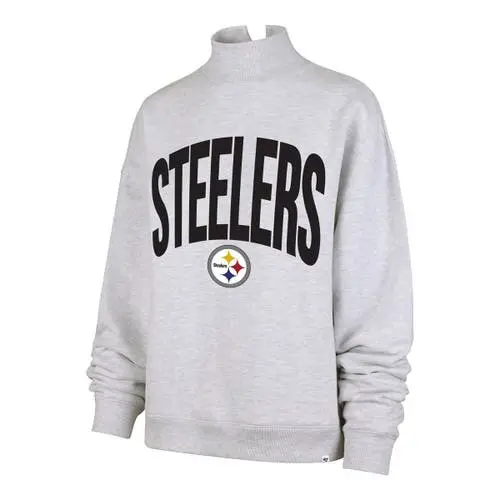 '47 Pittsburgh Steelers Subtle Muse Mock Neck Sweatshirt
