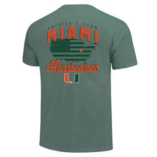 IMAGE ONE Miami Hurricanes America's Team T-shirt
