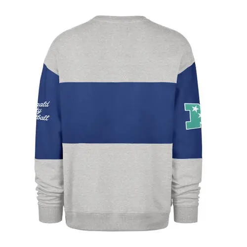 '47 Heather Gray Seattle Seahawks Blockfield Maximalist Sweatshirt