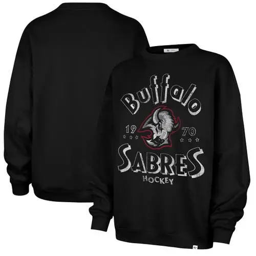 '47 Buffalo Sabres Circle Change Stars Oversized Sweatshirt