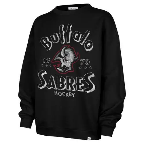 '47 Buffalo Sabres Circle Change Stars Oversized Sweatshirt