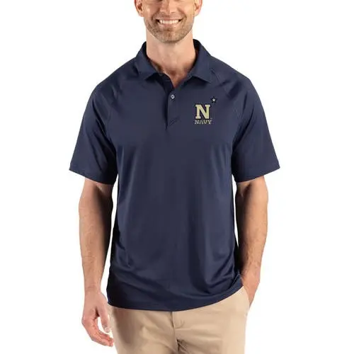 Cutter & Buck Midshipmen Recycled Featherlight Stretch Sport Polo