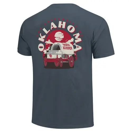 IMAGE ONE Oklahoma Sooners Comfort Colors Team Statue T-shirt