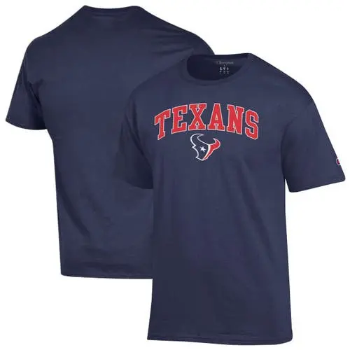 Champion Houston Texans Arch Over Logo T-shirt - Navy