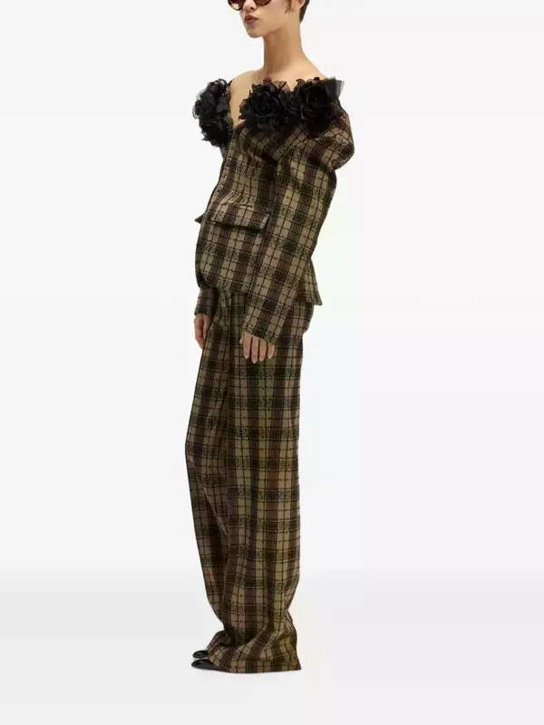 Giuseppe Di Morabito Check-pattern Tailored Trousers