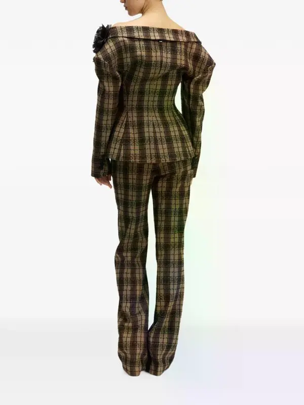 Giuseppe Di Morabito Check-pattern Tailored Trousers