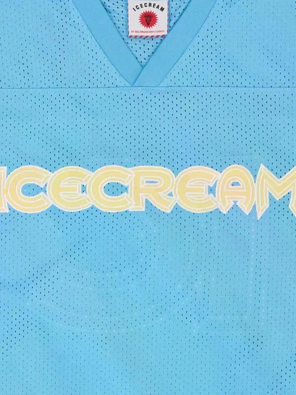 ICECREAM Logo-print Mesh T-shirt