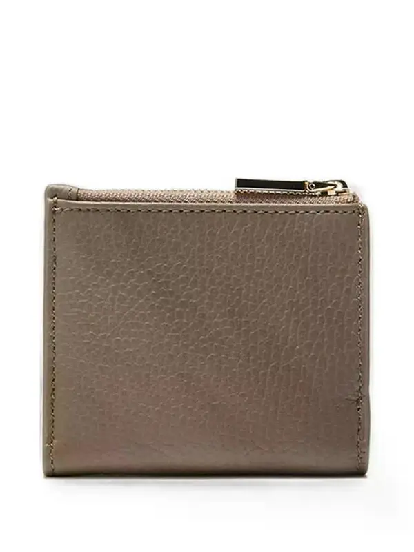 COCCINELLE Medium Metallic Grained-leather Wallet
