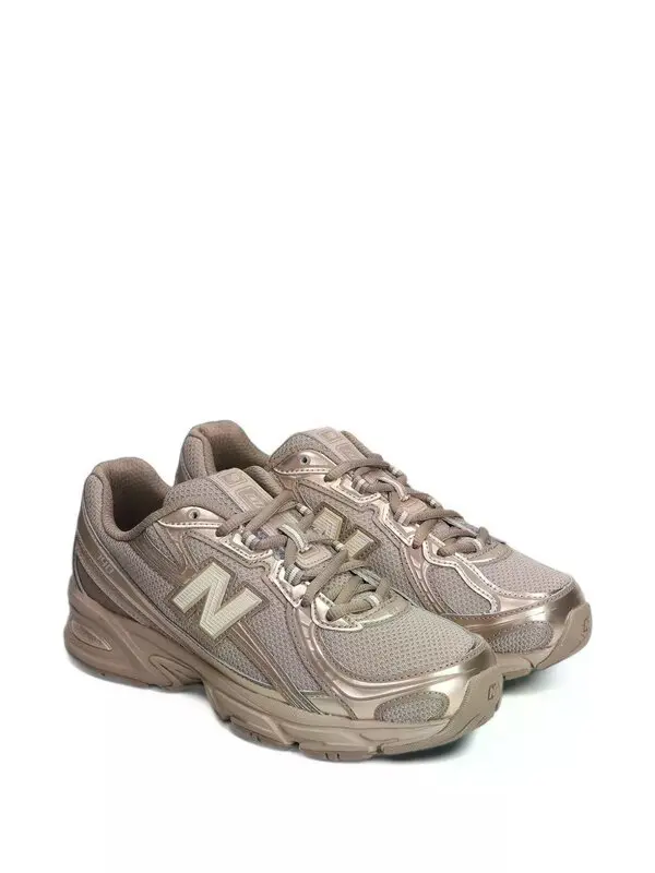 NEW BALANCE Metallic-effect Mesh Sneakers - Pink