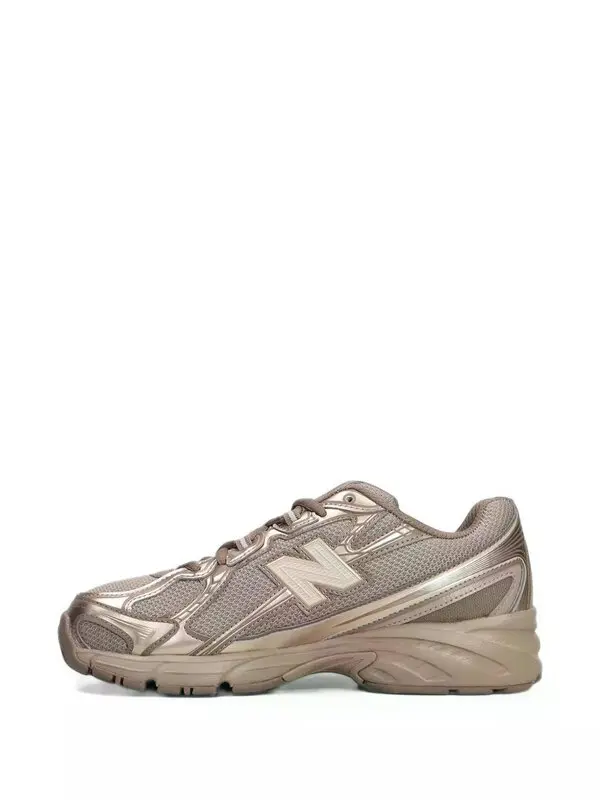 NEW BALANCE Metallic-effect Mesh Sneakers - Pink