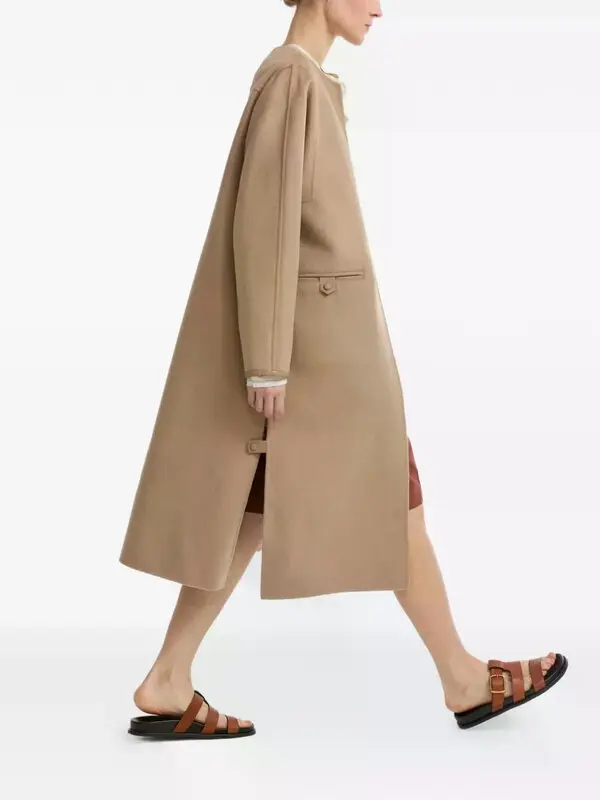 YVES SALOMON Double-sided Belted Coat