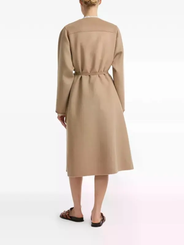 YVES SALOMON Double-sided Belted Coat