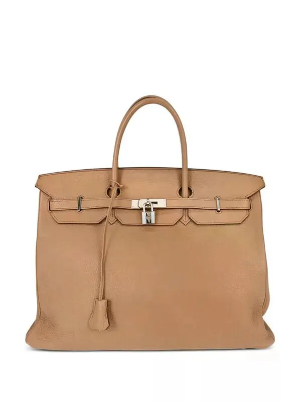 Hermès 2009 40 Togo Birkin Handbag - Brown
