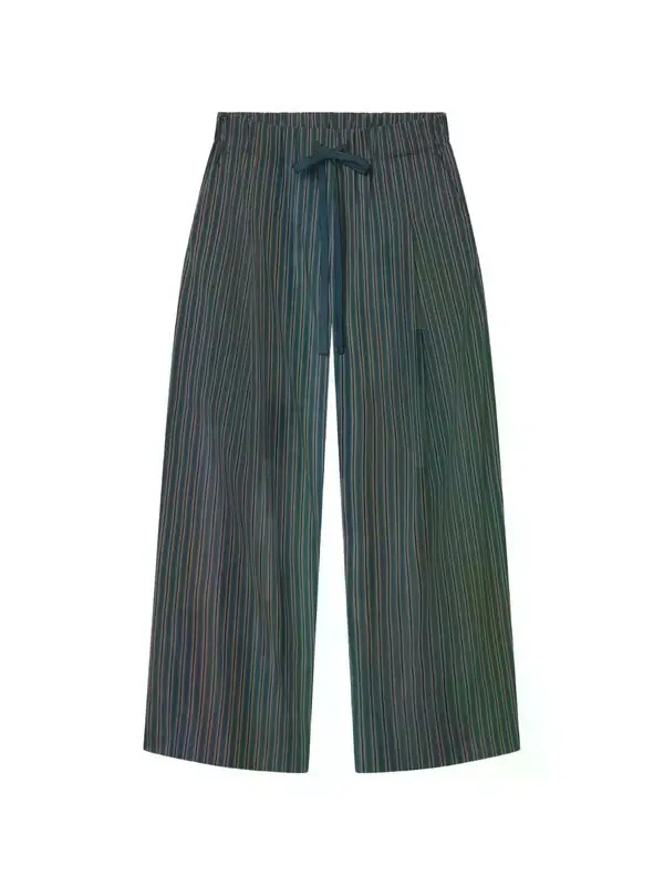 A.L.C. James Striped Wide-leg Trousers
