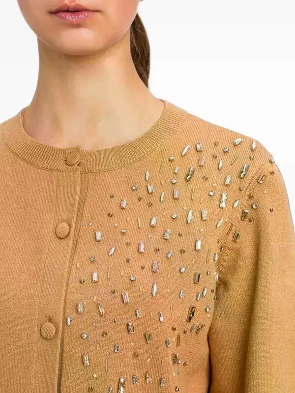 TWINSET Crystal-embellished Cardigan Set