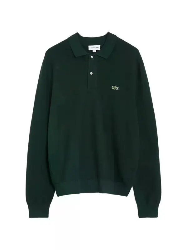 Lacoste Logo-patch Long-sleeve Polo Shirt
