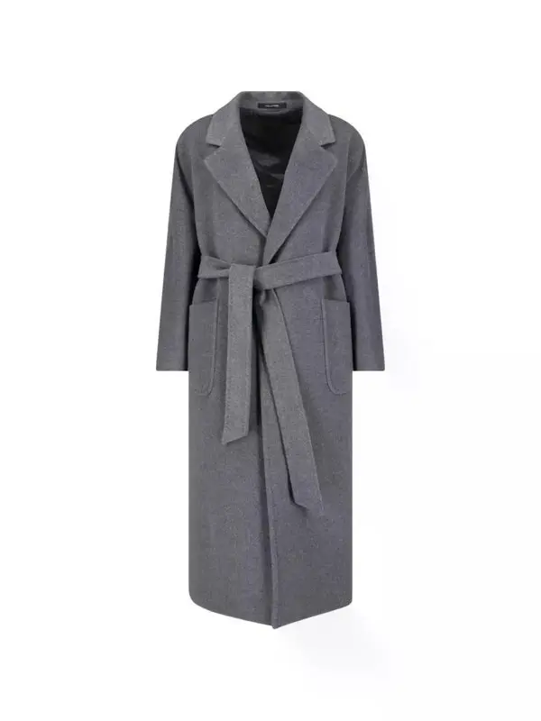 Tagliatore Charlize Belted Single-breasted Coat