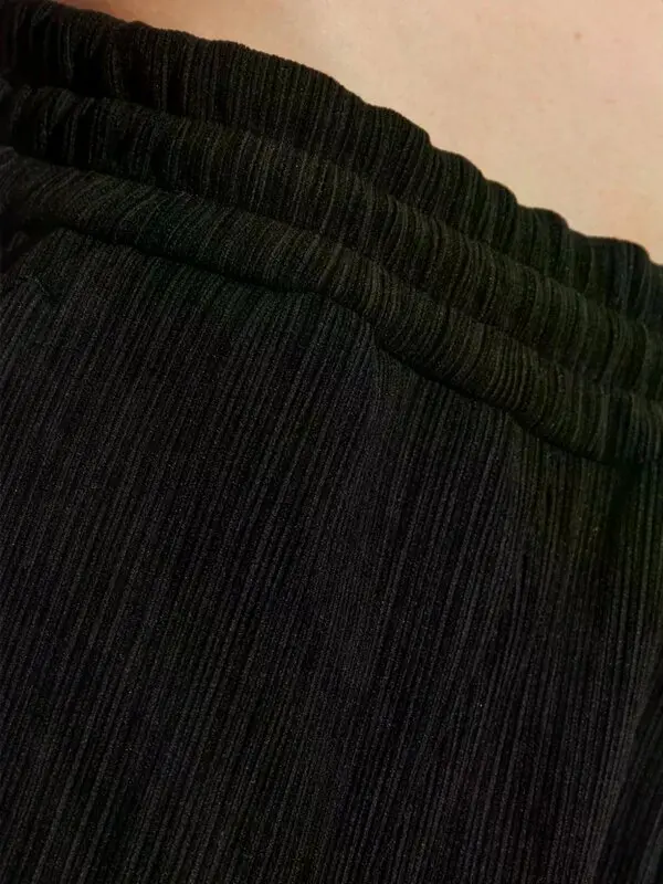 POST ARCHIVE FACTION Ribbed-knit Track Pants