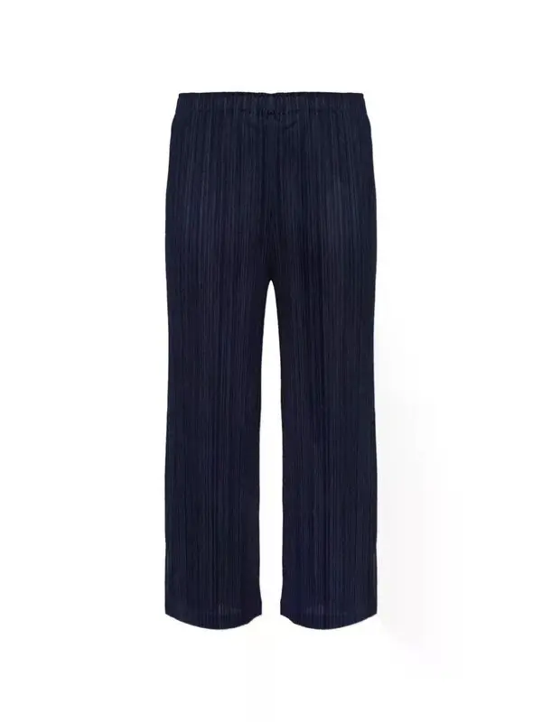 Issey Miyake Thicker Plissé-effect Trousers