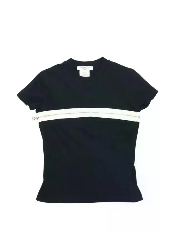 Dior 2001 Zip-detail Short-sleeve T-shirt