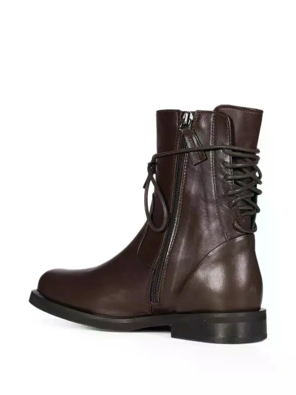 POEVE Lace-up Ankle Boots