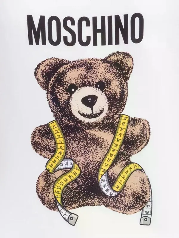 Moschino Teddy Bear One-piece Swimsuit - White