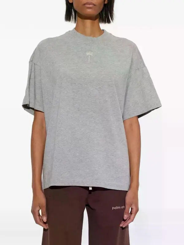 Palm Angels Embroidered-logo T-shirt