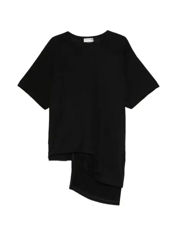 Yohji Yamamoto Asymmetric Draped T-shirt