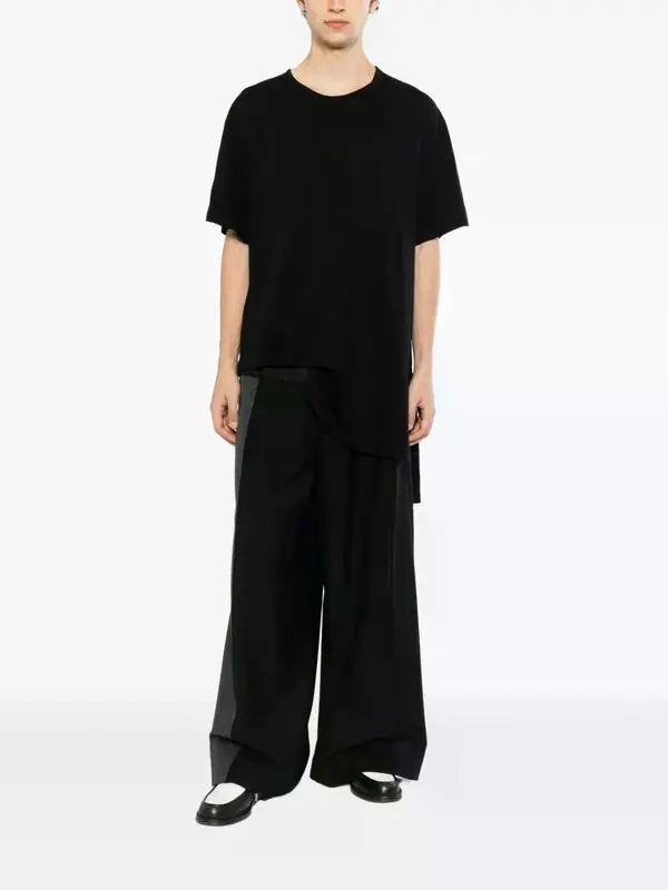 Yohji Yamamoto Asymmetric Draped T-shirt