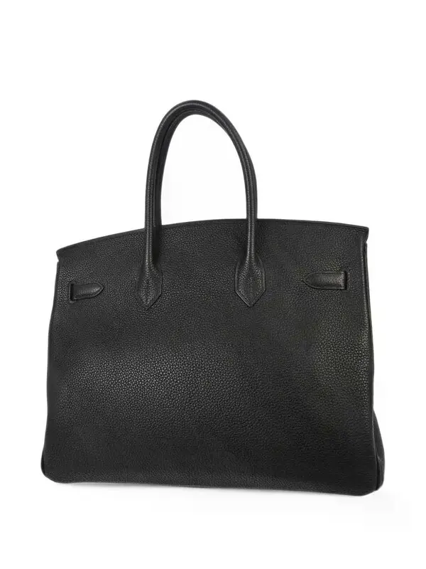 Hermès 2003 35 Birkin Togo Tote Bag - Black