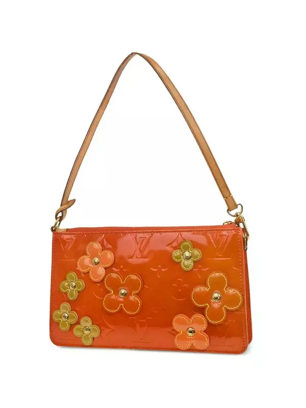 LOUIS VUITTON 2002 Vernis Flower Lexington Shoulder Bag