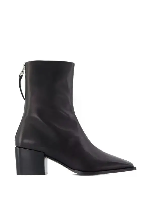 AeydĒ Amina Square-toe Ankle Boots