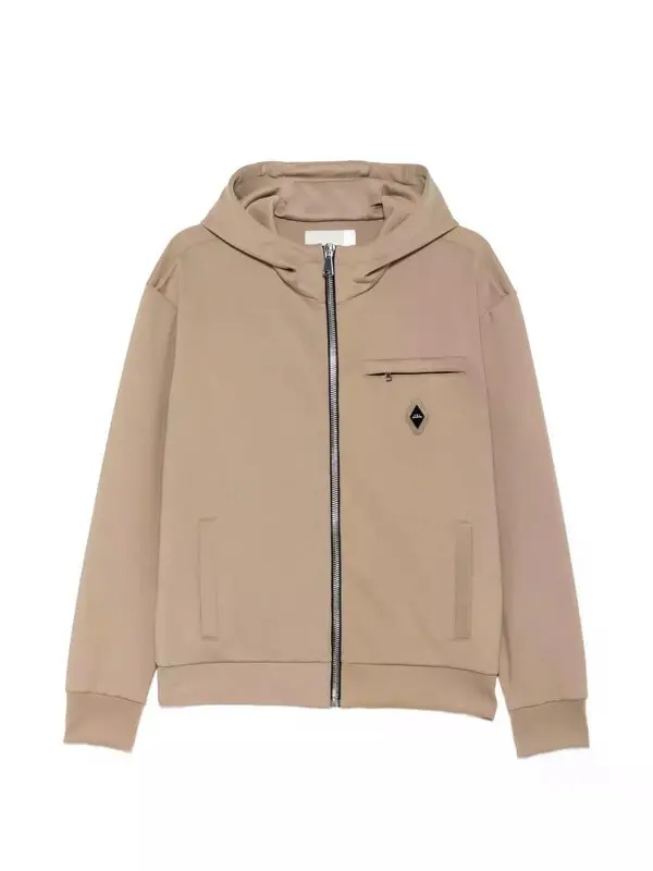 YES LONDON Logo-patch Hooded Jacket