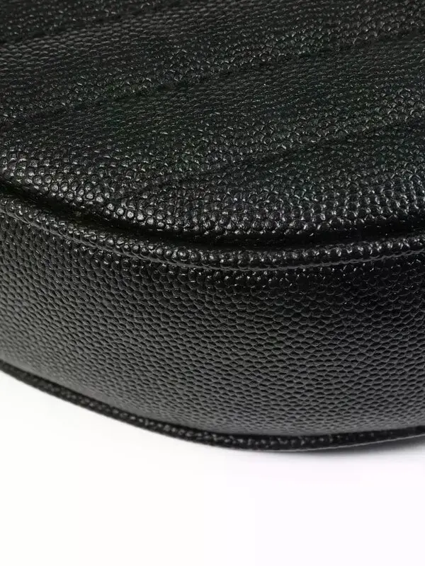 Saint Laurent Vinyle Chevron-quilted Shoulder Bag