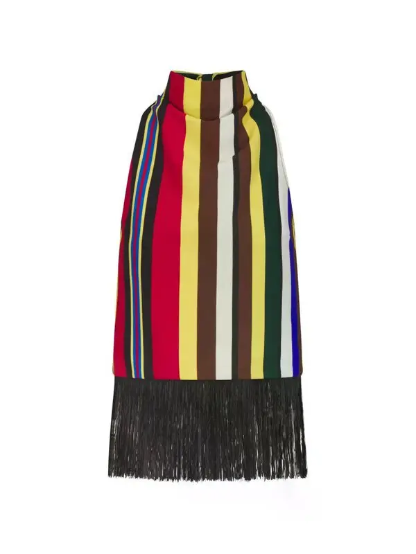 SIMONMILLER Tia Fringe-trim Top - Red