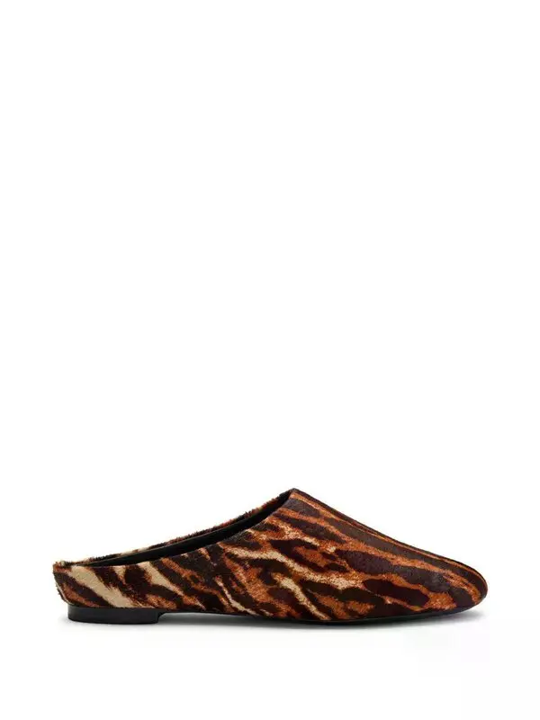SIMONMILLER Riad Leopard-print Mules