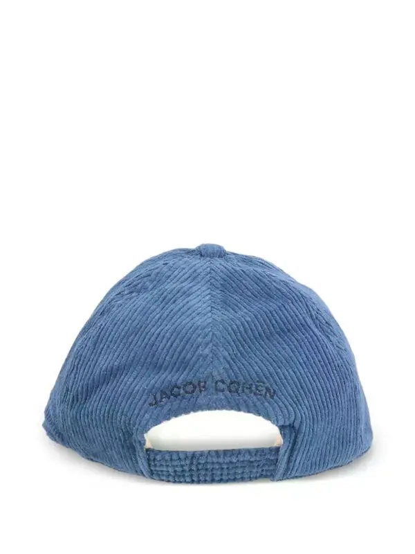 JACOB COHЁN Logo-embroidered Corduroy Baseball Cap