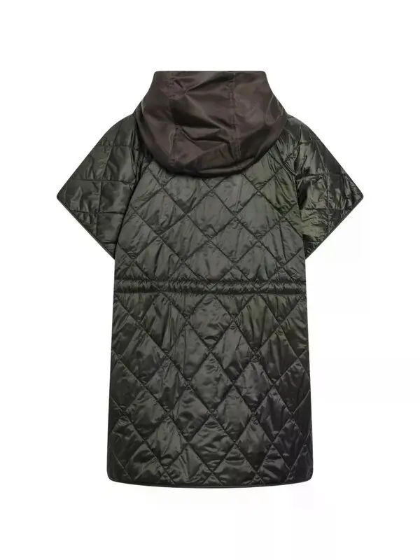 Max Mara Water-repellent Twill Padded Gilet Mud