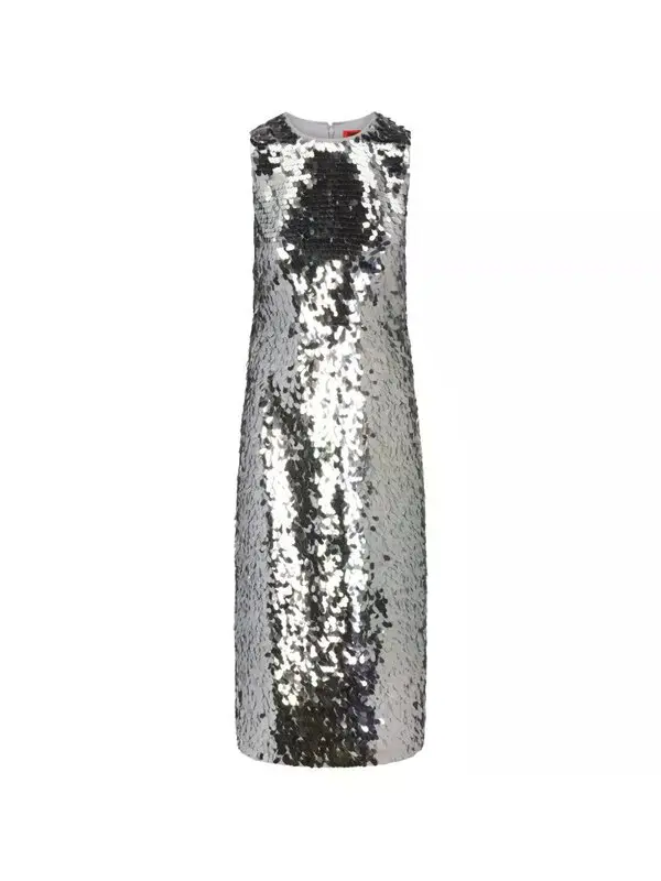 SIMONMILLER Baz Sequin-embellished Midi Dress
