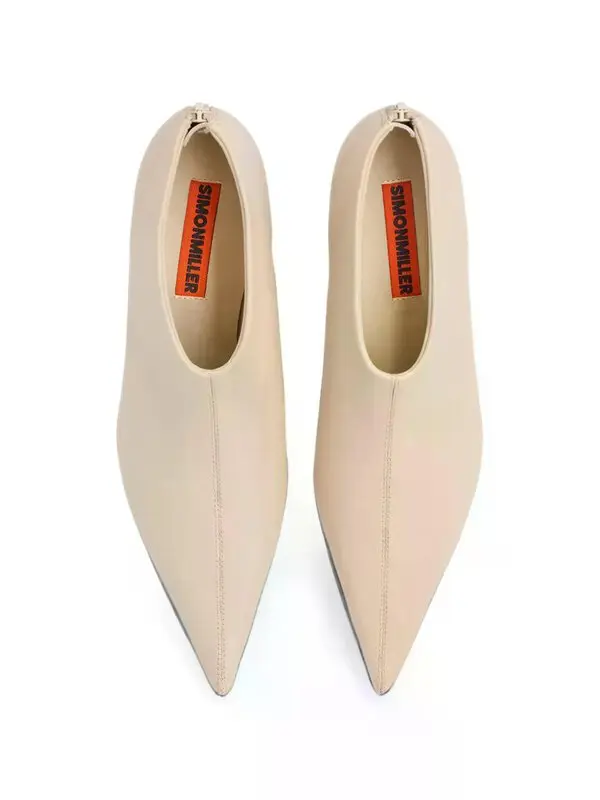 SIMONMILLER Arrow Leather Ankle Boots