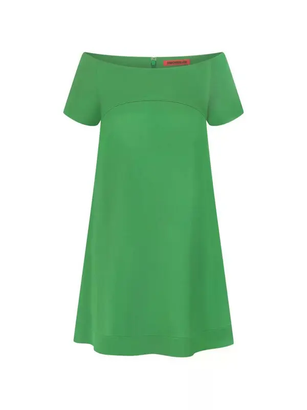 SIMONMILLER Taja Satin Mini Dress - Green