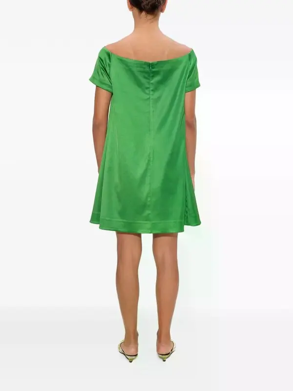 SIMONMILLER Taja Satin Mini Dress - Green