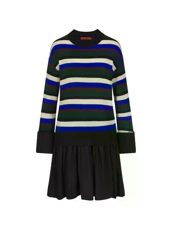 SIMONMILLER Pip Poplin Striped Midi Dress