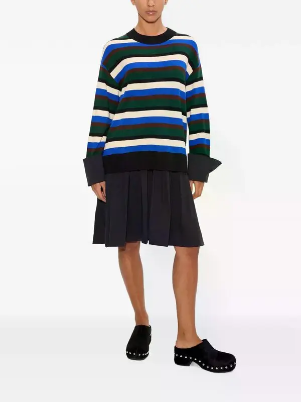SIMONMILLER Pip Poplin Striped Midi Dress