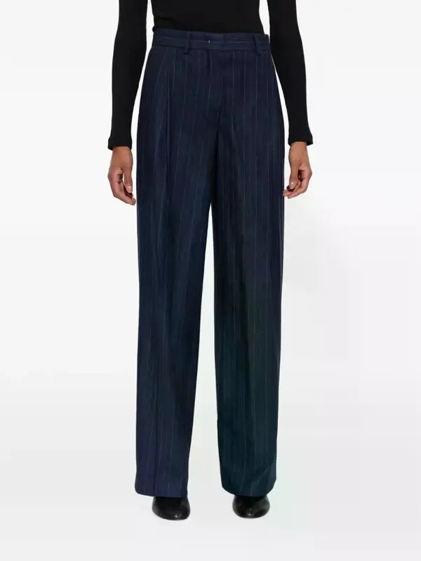 Paul Smith Pinstriped Pleated Trousers