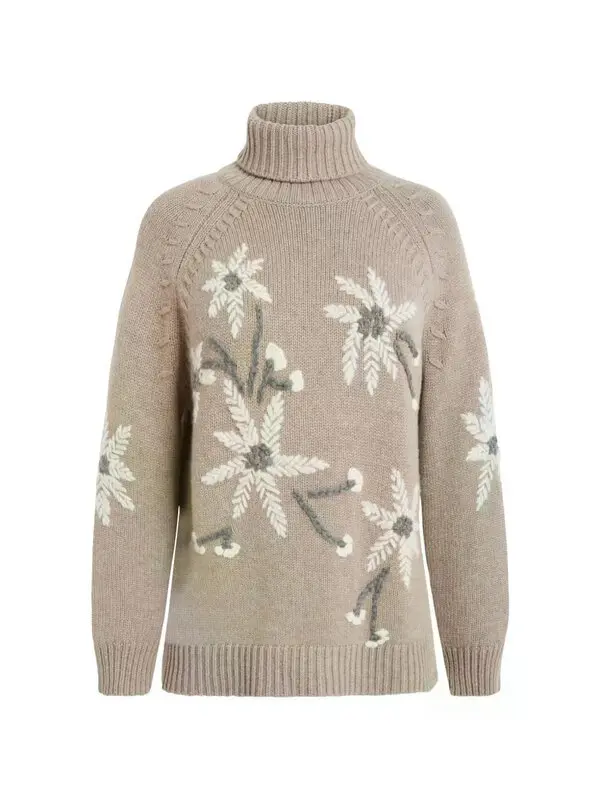 P.a.r.o.s.h Embroidered Roll-neck Sweater