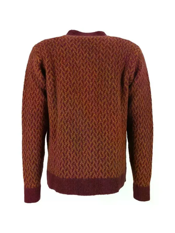 FILIPPO DE LAURENTIIS Herringbone-pattern Cardigan