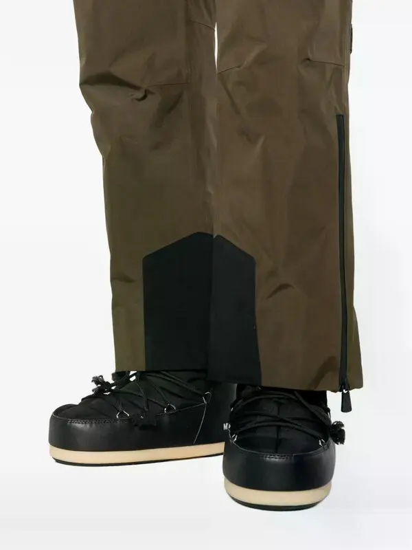 Moncler Logo-print Gore-tex Ski Pants - Green