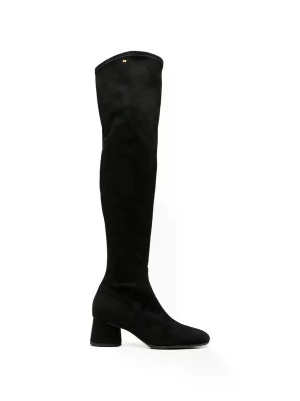 BALDININI Over-the-knee Suede Boots - Black